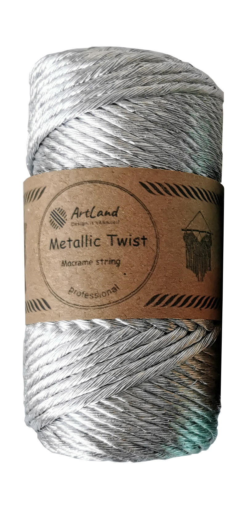 Metallic Twist Macrame Cord