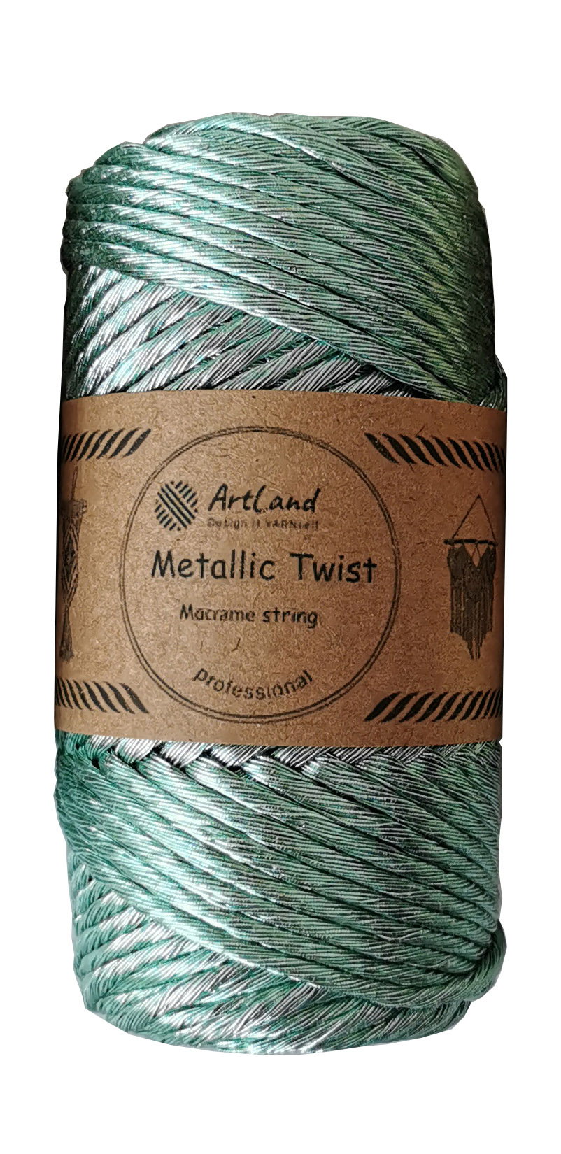 Metallic Twist Macrame Cord
